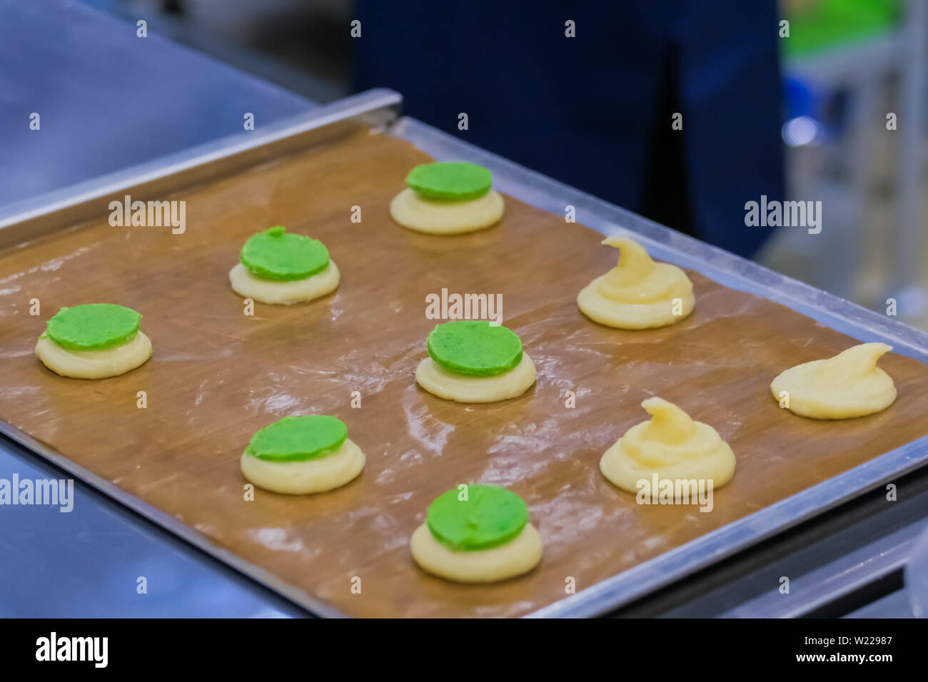 Process of preparing shortbread cookies Stock Photo - Alamy