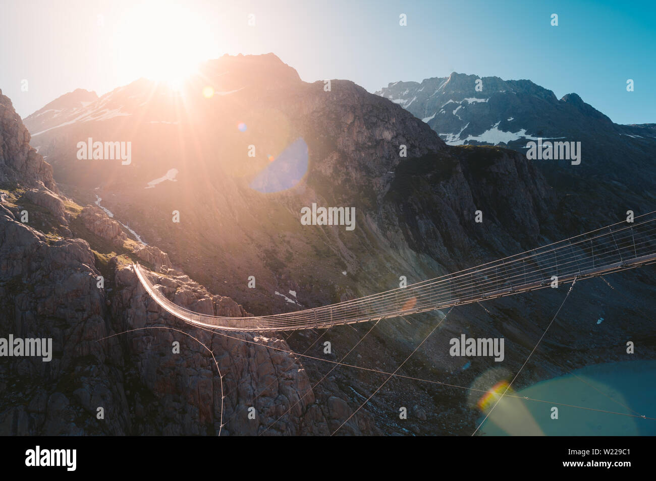 Trift bridge – switzerland hi-res stock photography and images - Alamy