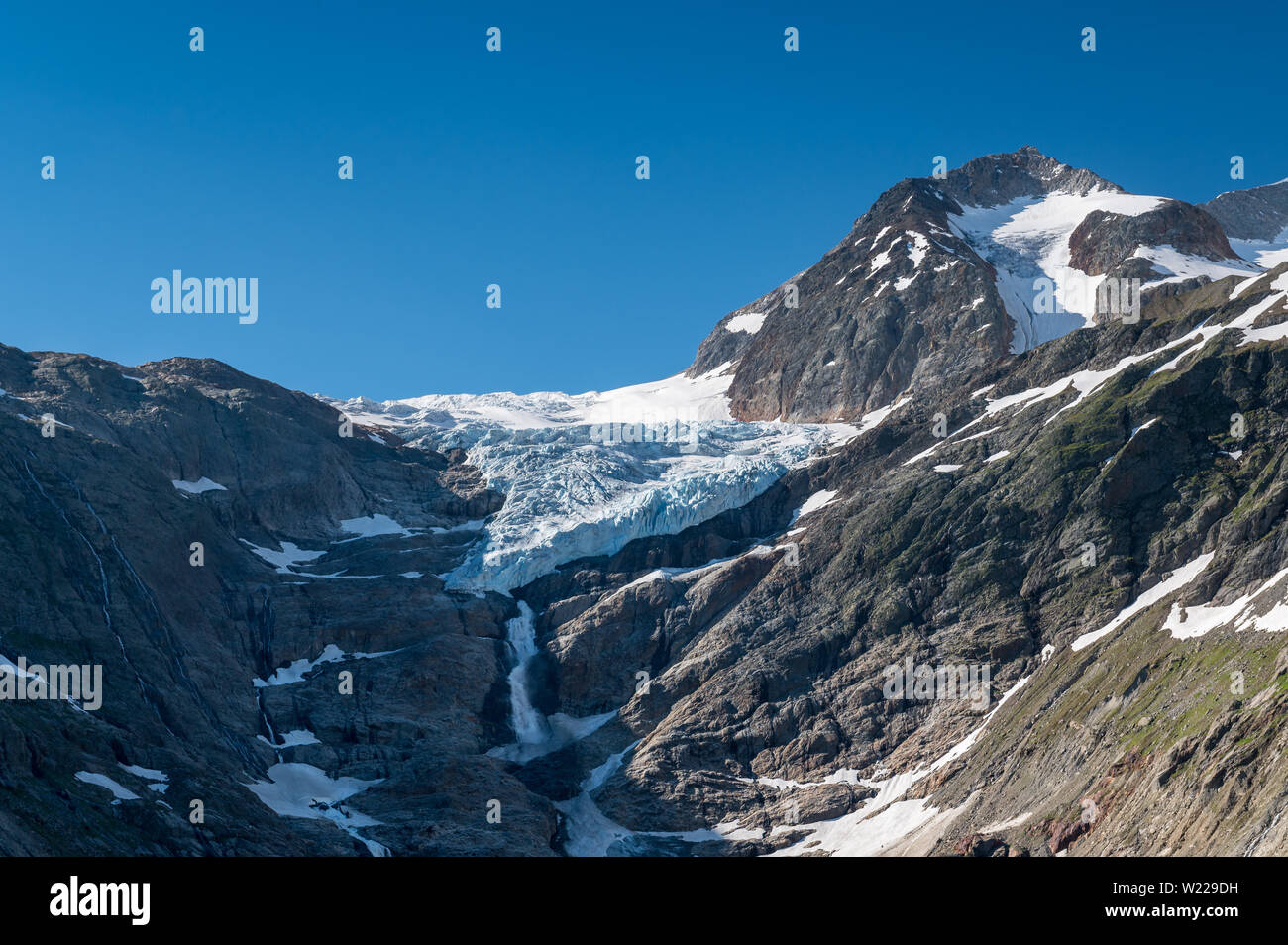 Triftgletscher in den Schweizer Alpen bei Gadmen Stock Photo - Alamy