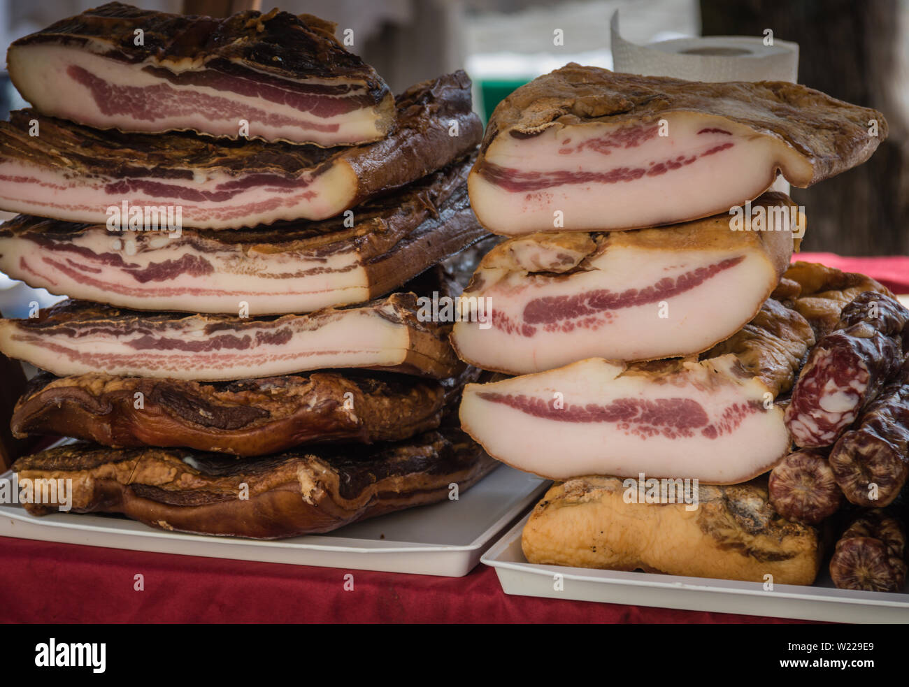 Meat products on the market, from small businesses and family ...