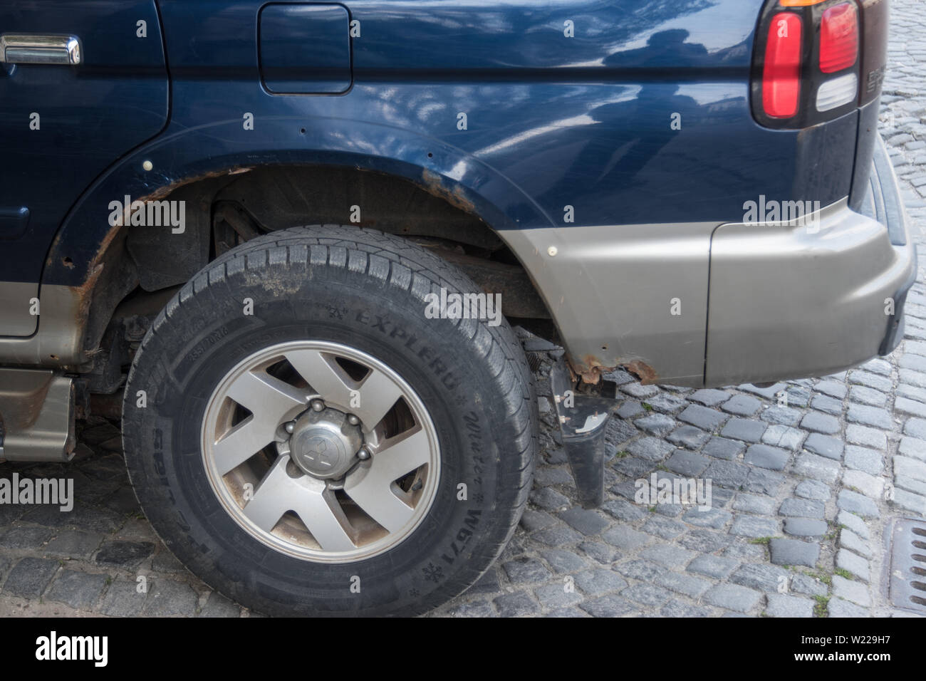 Winter salt corrosion hi-res stock photography and images - Alamy