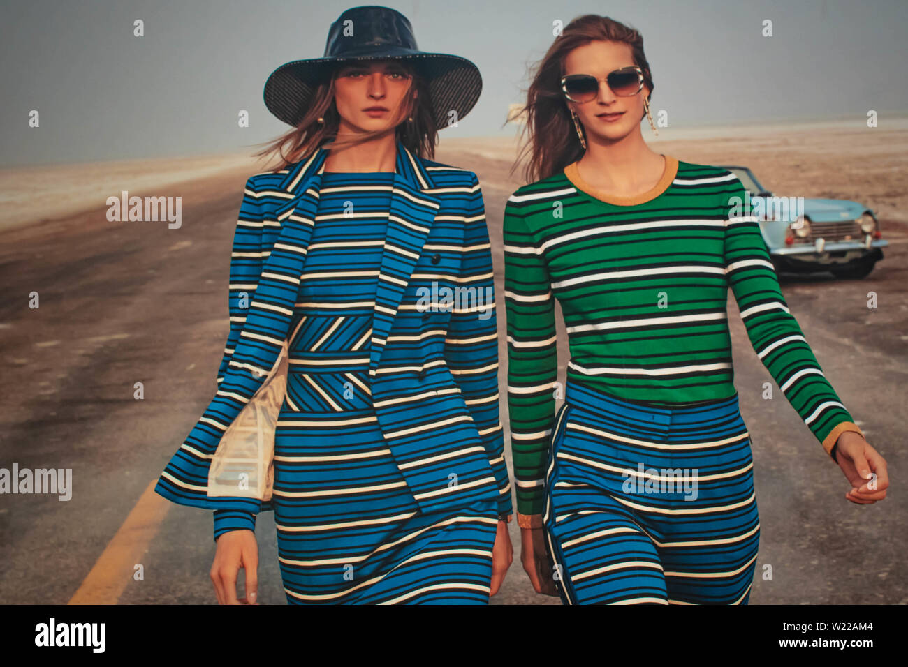 Orlando, Florida. June 6, 2019 .Giant Image with woman models promoting ...