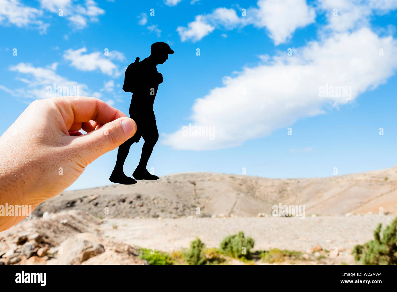 Cardboard cutout man hi-res stock photography and images - Alamy