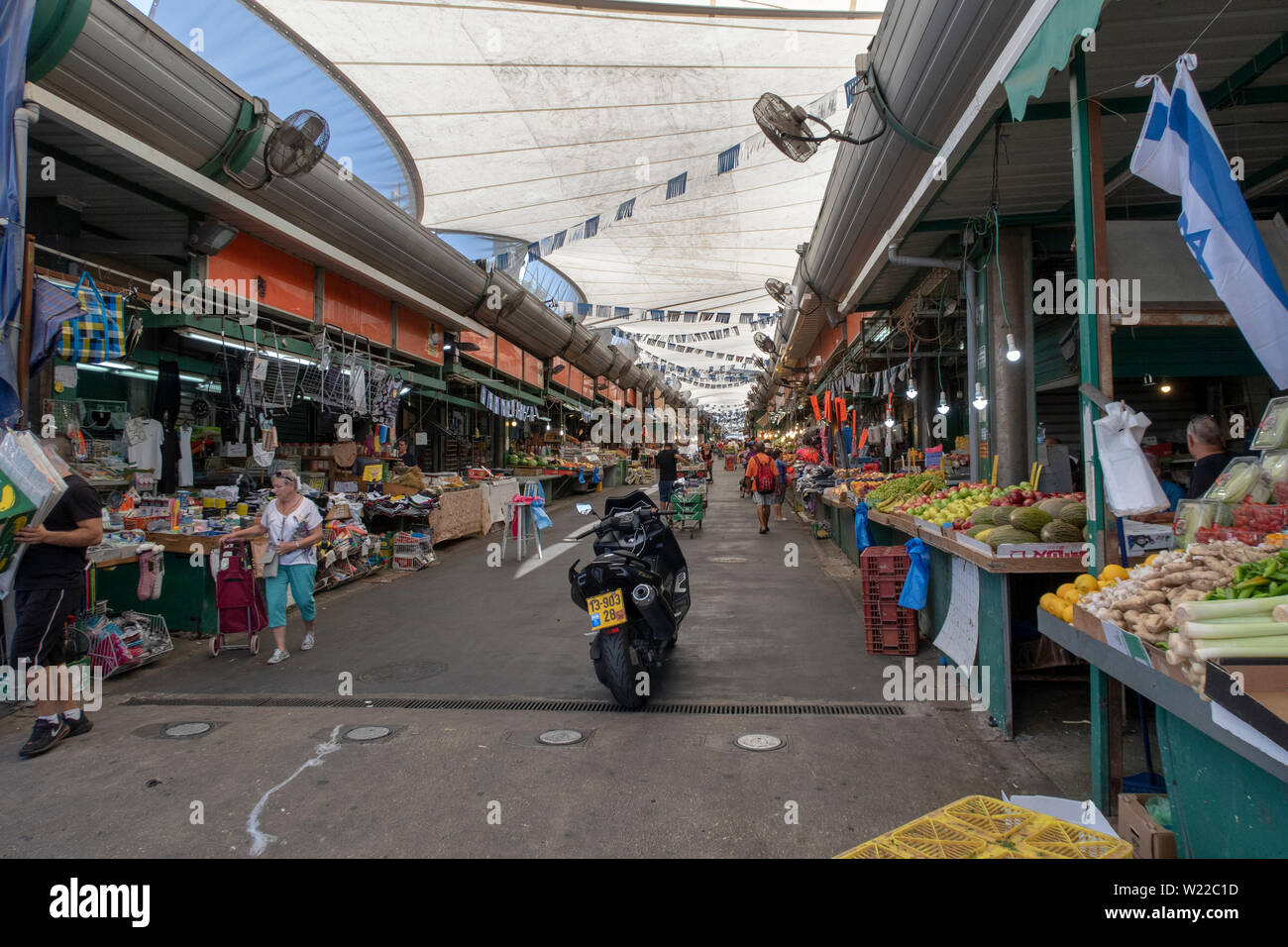 Top Sensational Things To Do In The HaTikva Market Stock Photo - Alamy