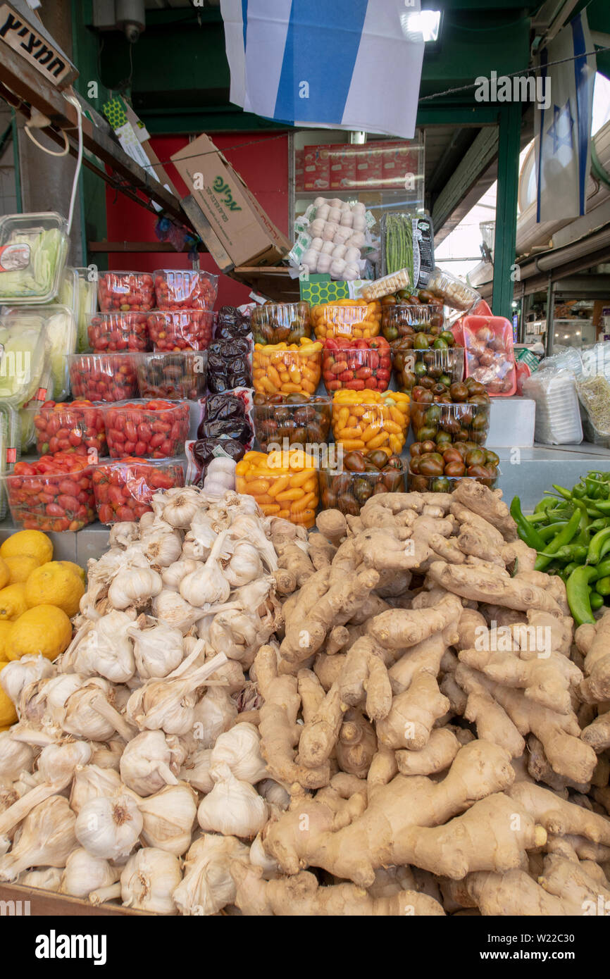 Top Sensational Things To Do In The HaTikva Market Stock Photo - Alamy