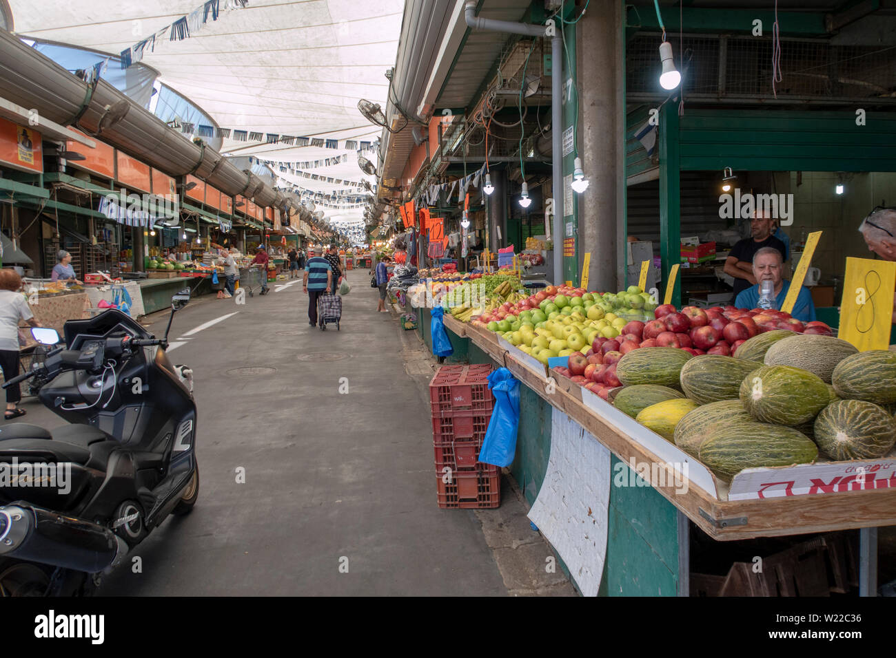 Top Sensational Things To Do In The HaTikva Market Stock Photo - Alamy