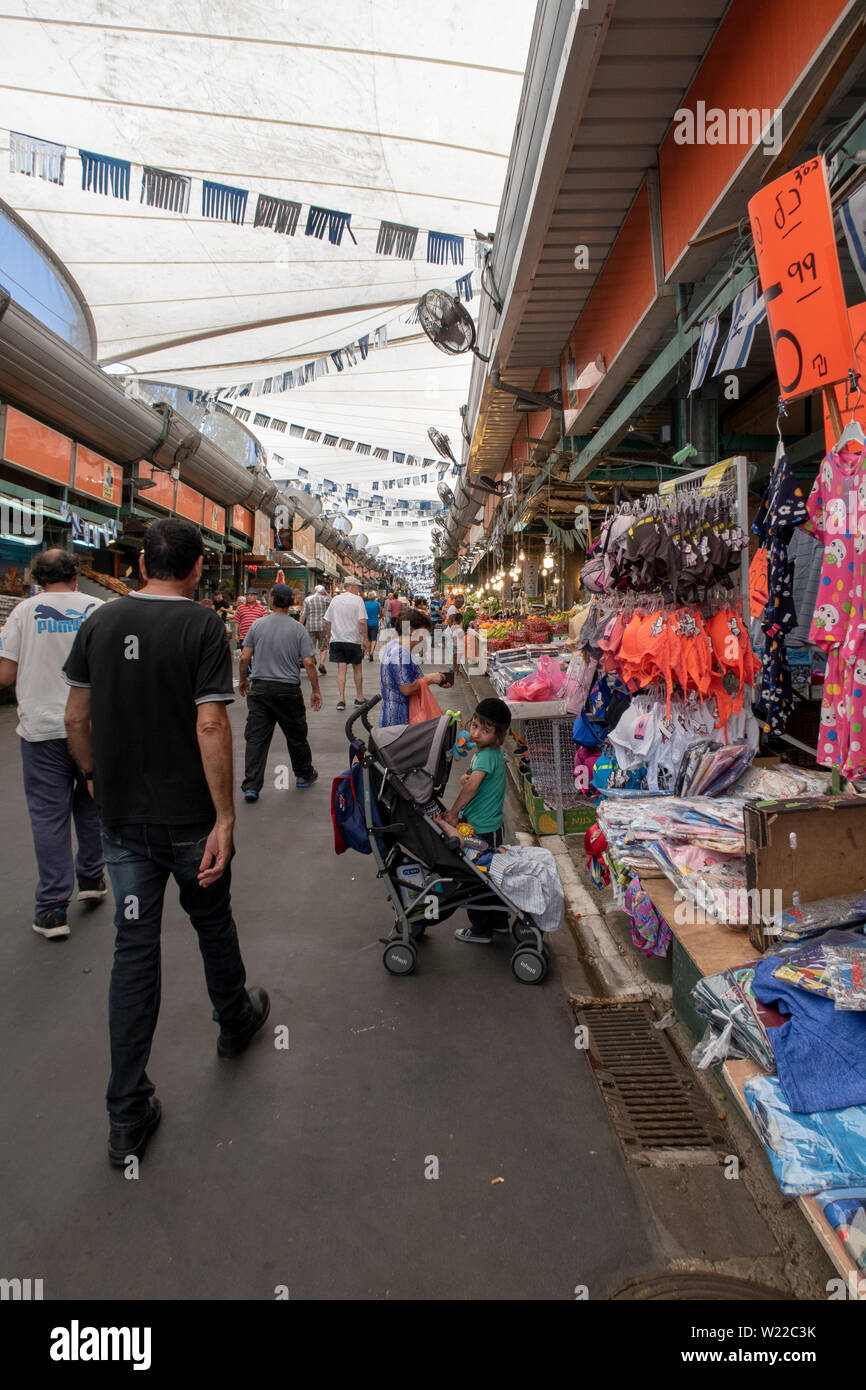 Top Sensational Things To Do In The HaTikva Market Stock Photo - Alamy