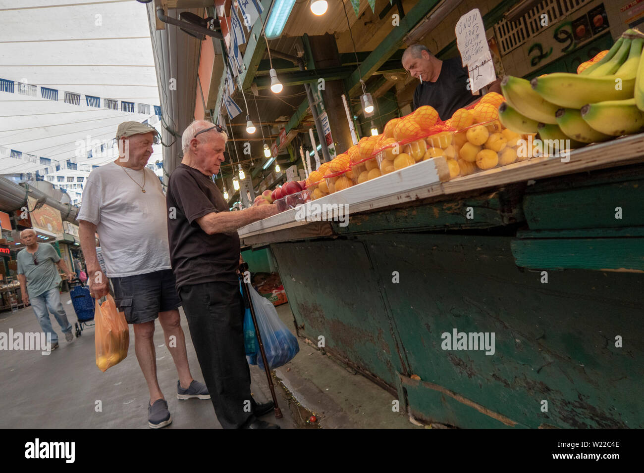 Top Sensational Things To Do In The HaTikva Market Stock Photo - Alamy
