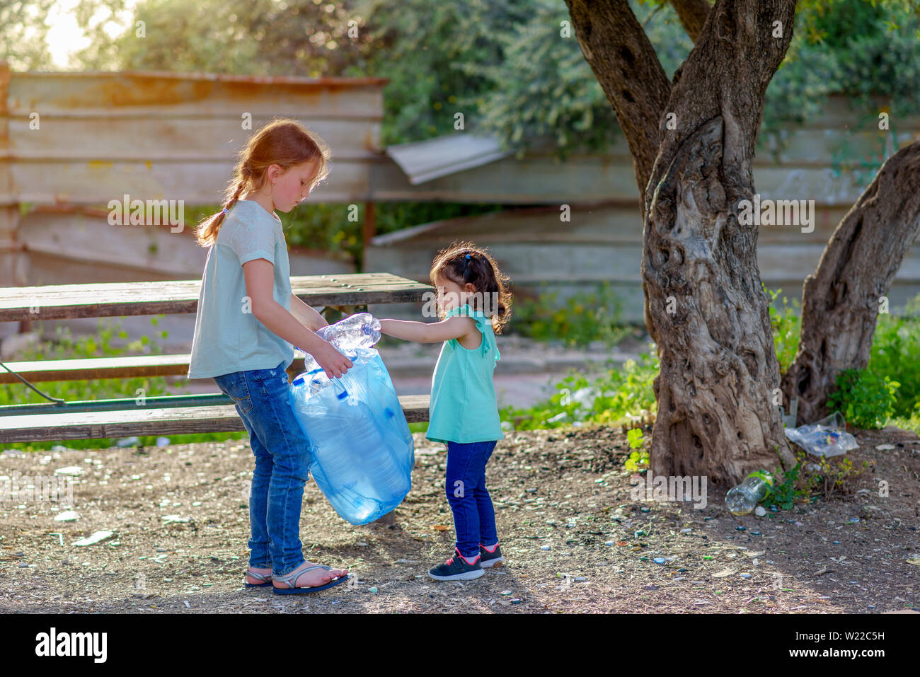 Kids Cleaning The Environment