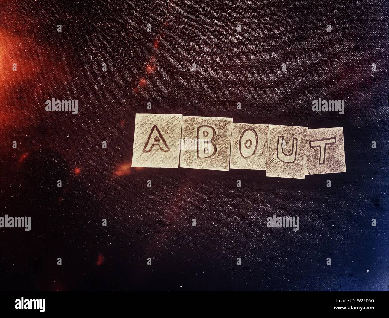ability word on the dark background written on small pieces Stock Photo ...