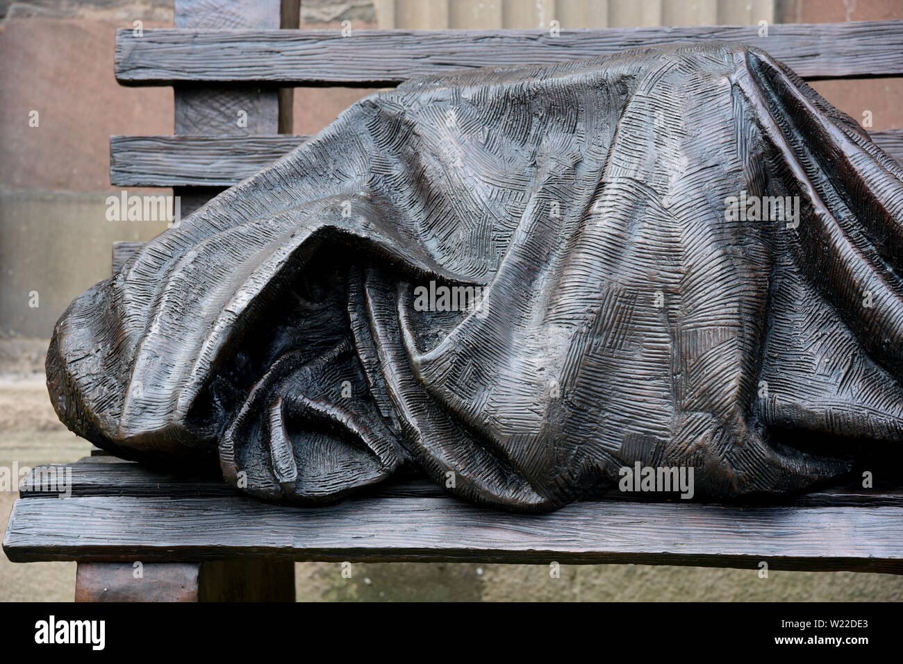 Homeless jesus sculpture hi-res stock photography and images - Alamy