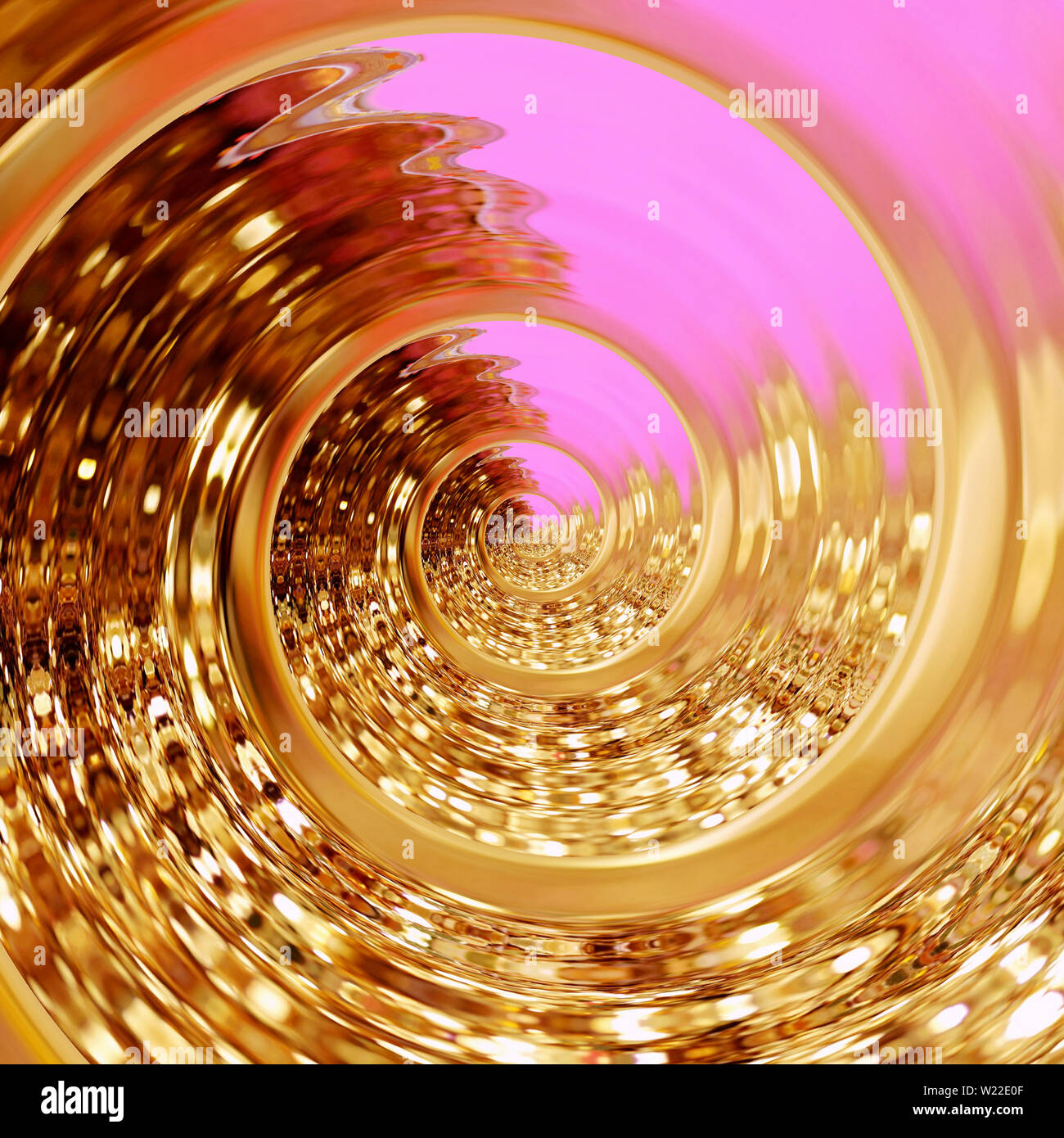 Liquid gold effect oil painting artwork. Creative luxury design. Golden ...