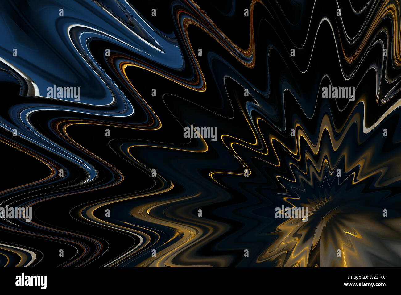 Gold design pattern backdrop. Liquid golden effect imitation. Surreal ...