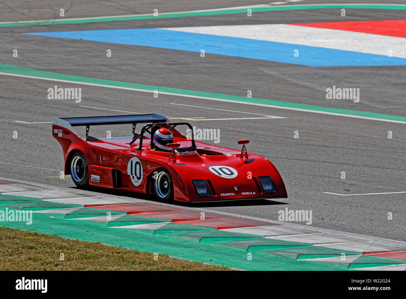 MAGNY-COURS, FRANCE, June 29, 2019 : Osella on track. French Historic ...