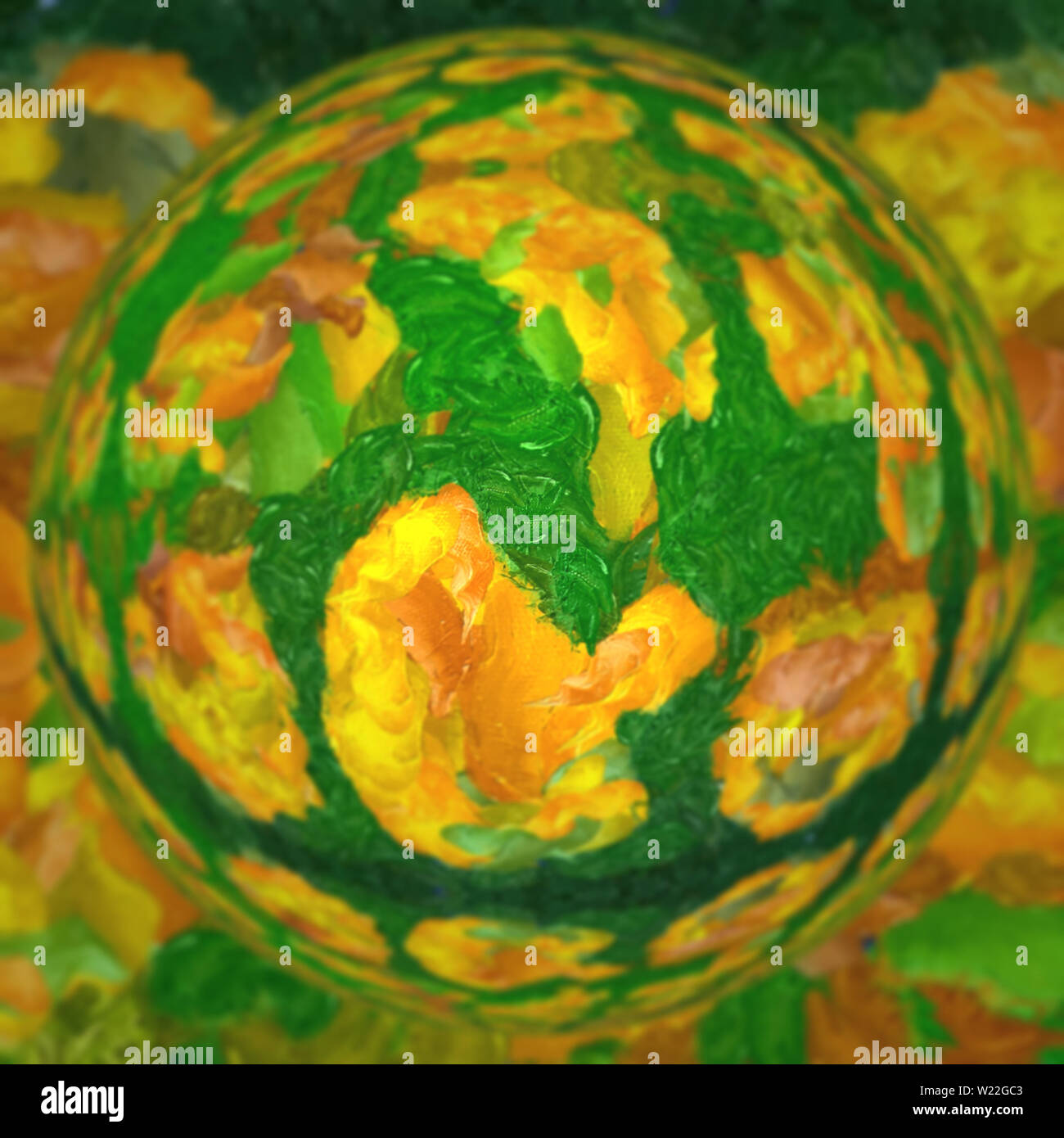 Abstract gold background. Fractal art. Rich creative pattern. Liquid golden color. Bright and ...