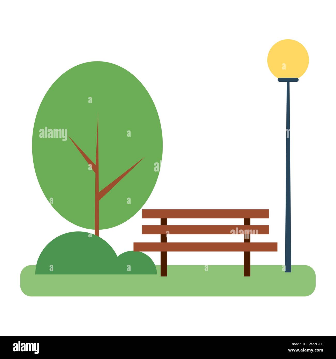 Green streetlight Stock Vector Images - Alamy