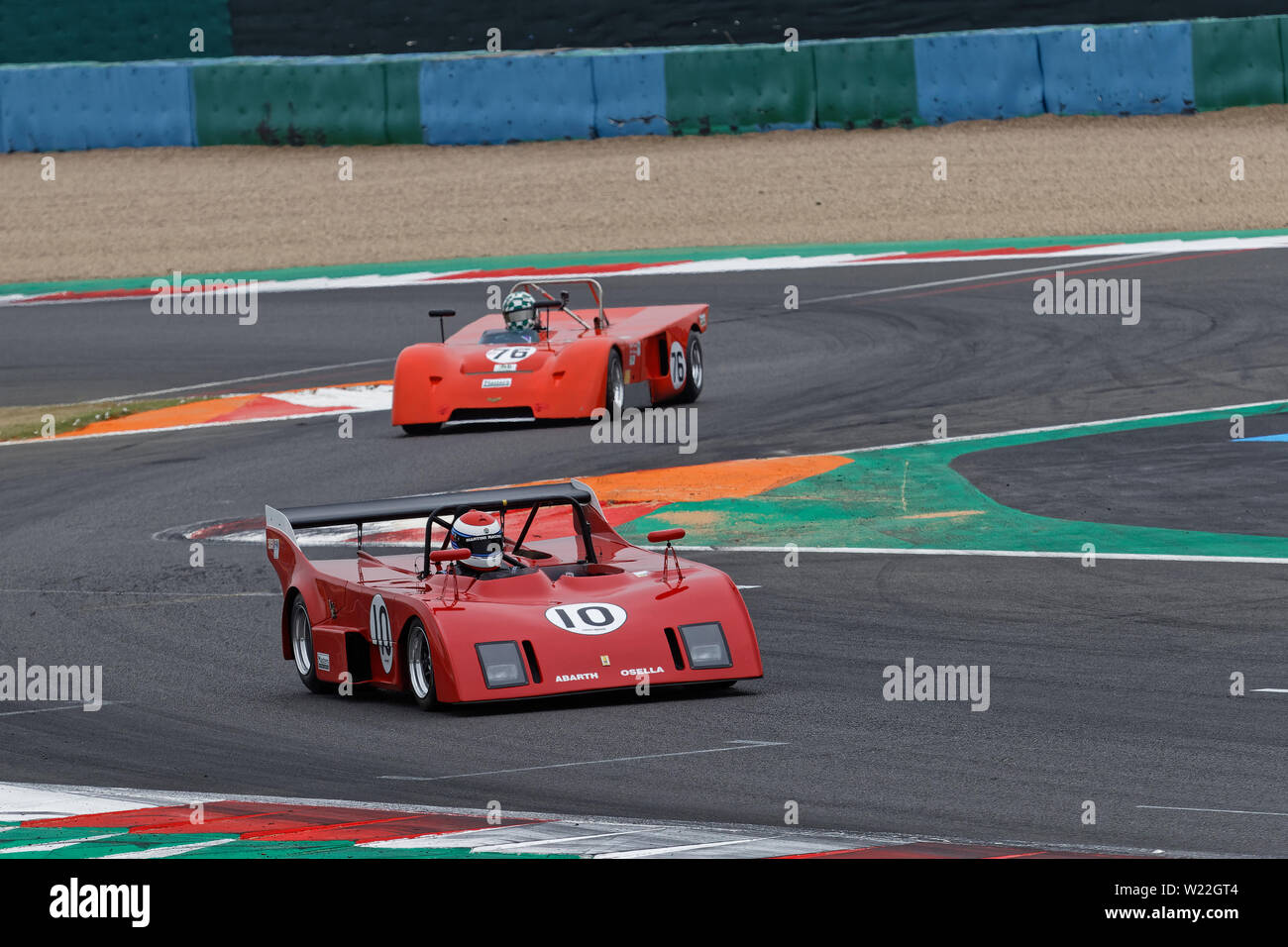 MAGNY-COURS, FRANCE, June 30, 2019 : Sport car race. French Historic ...