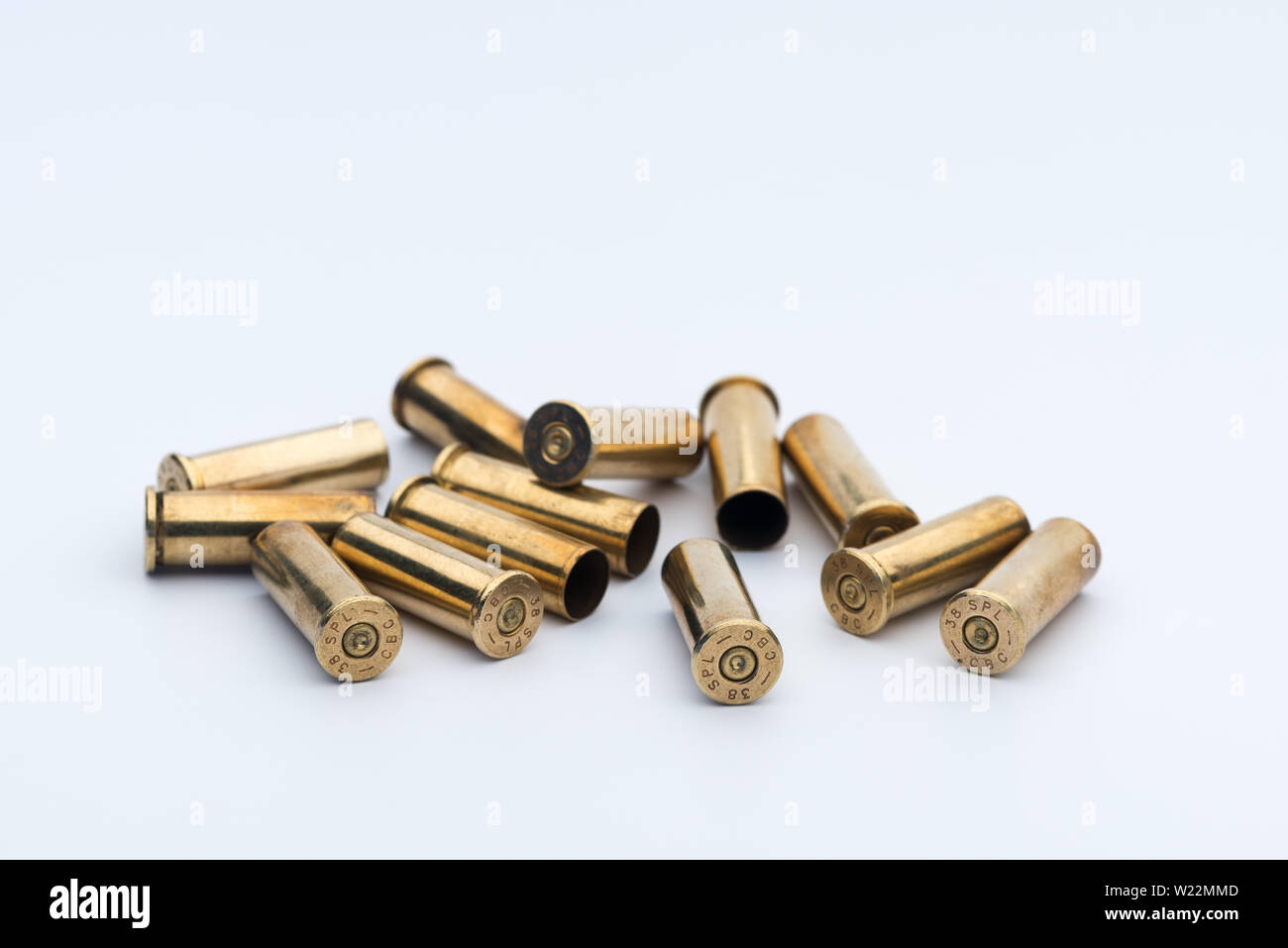 0.38 hand gun bullets , bullet, dead spent brass shell casings or ...