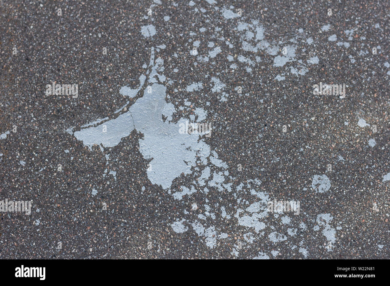 paint drops on asphalt abstract texture pattern Stock Photo - Alamy