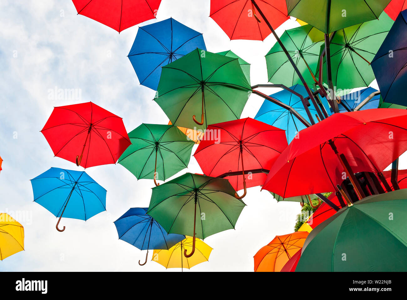 Umbrellas colors hi-res stock photography and images - Alamy
