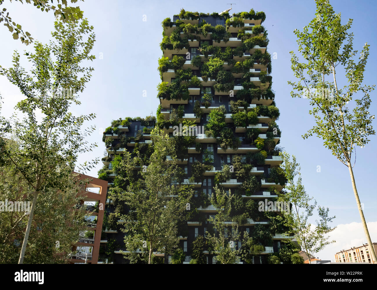 MILAN, ITALY - 4 July 2019: Bosco Verticale - Vertical Forest ...