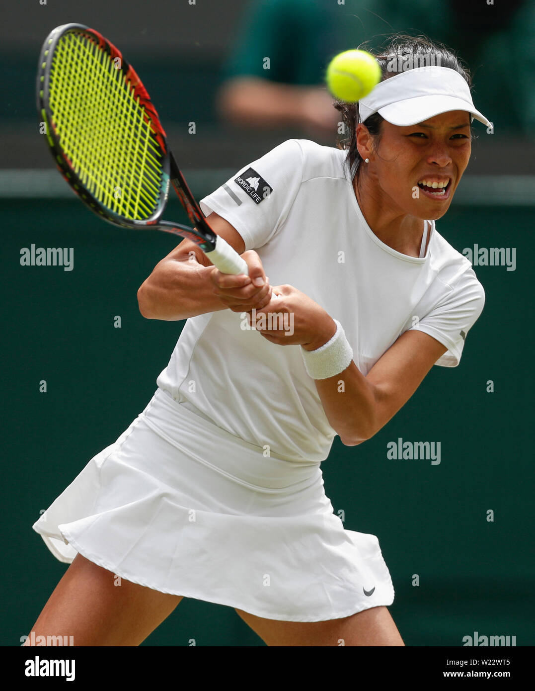 London, Britain. 5th July, 2019. Su-Wei Hsieh of Chinese Taipei ...