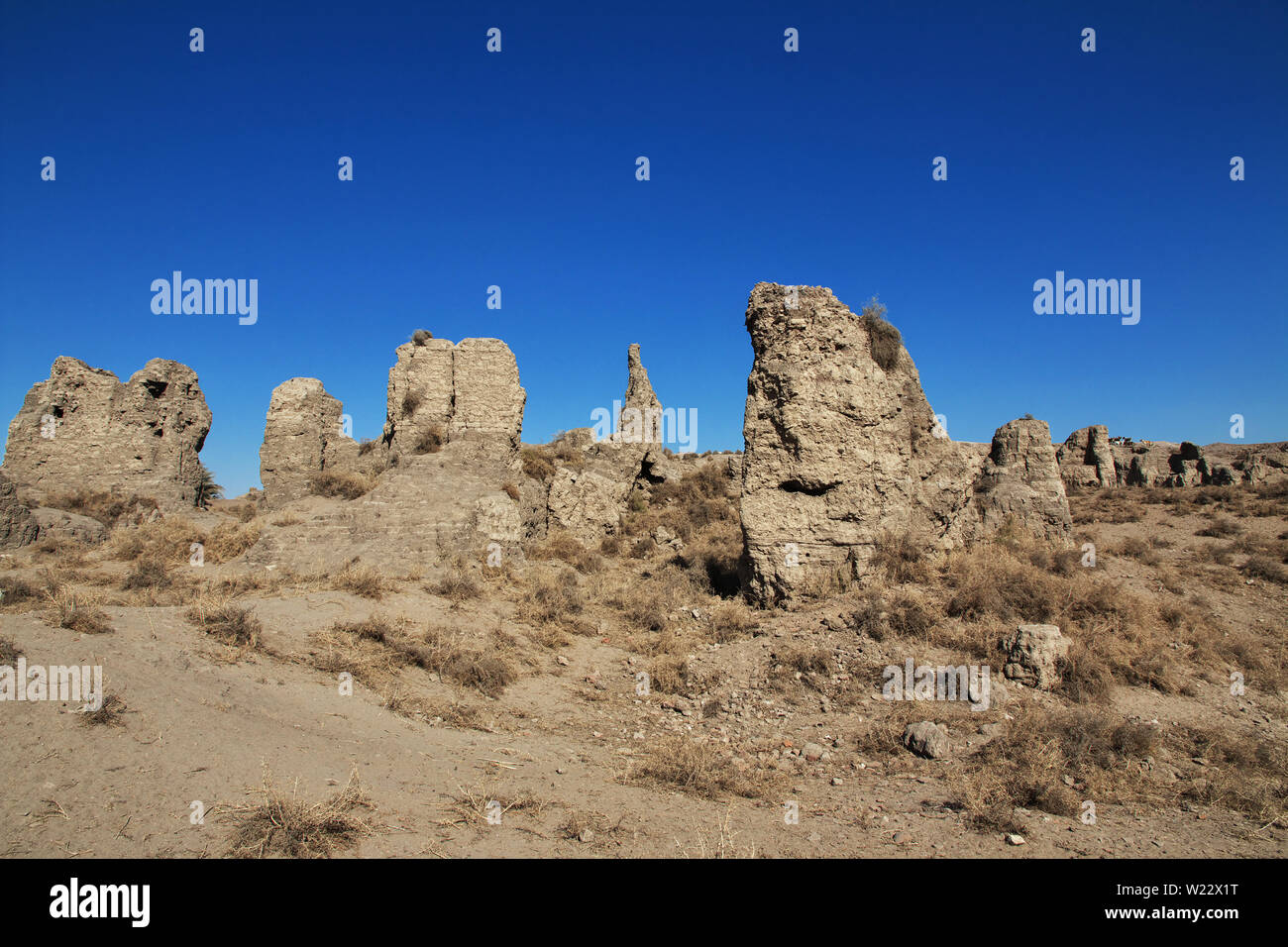 The Roman ruins in El Minya, Egypt Stock Photo - Alamy