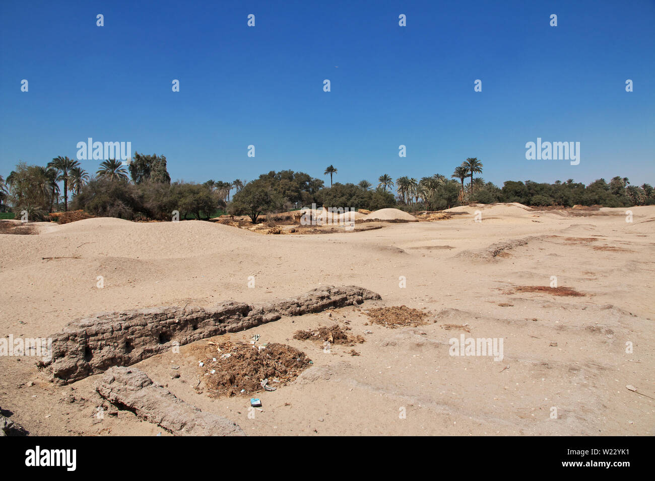 Ruins of Palace in Amarna, Egypt Stock Photo - Alamy