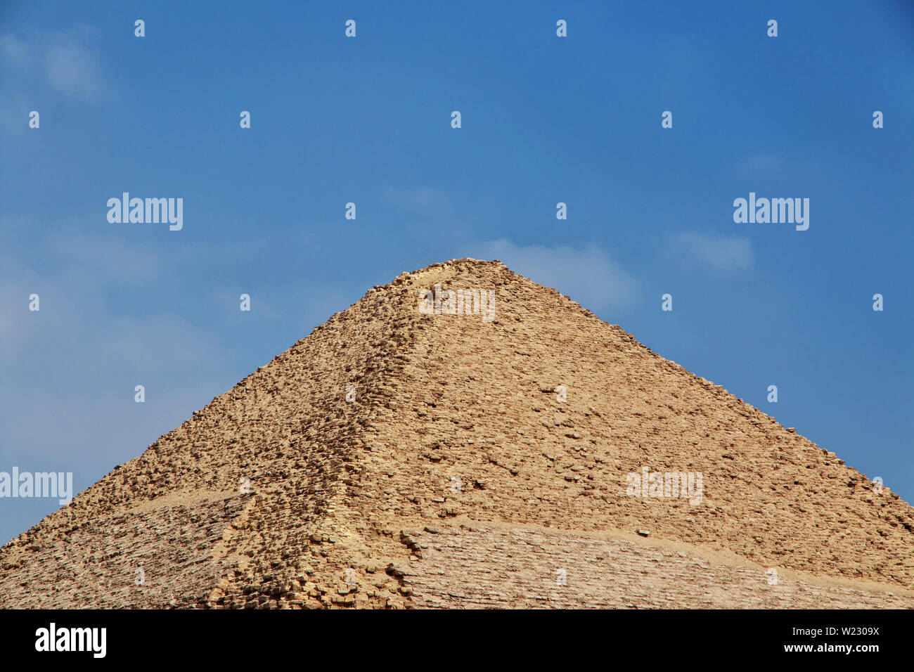 Pyramids in Dahshur, Sahara desert, Egypt Stock Photo - Alamy