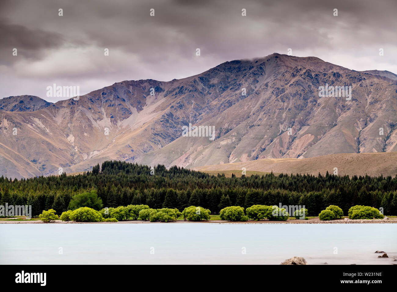 Lake Tekapo, Canterbury Region, South Island, New Zealand Stock Photo ...