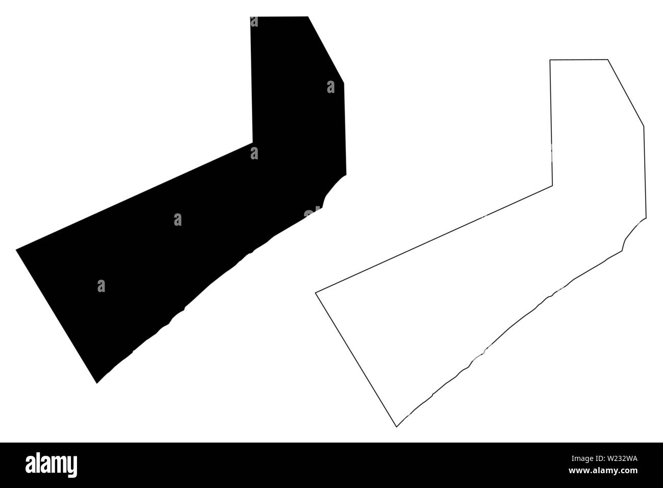 Lower Shabelle region (Federal Republic of Somalia, Horn of Africa) map ...