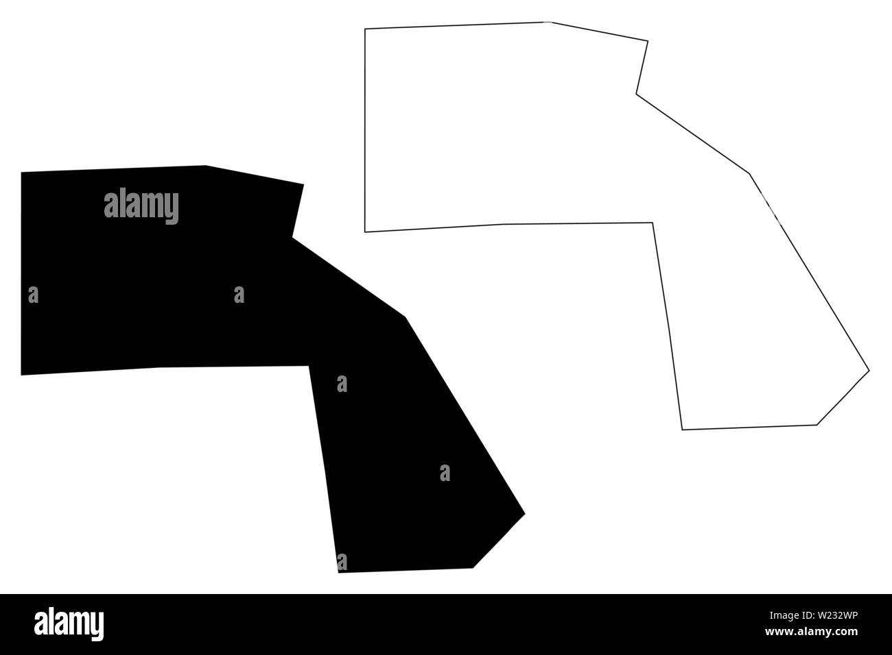 Middle Juba region (Federal Republic of Somalia, Horn of Africa) map ...