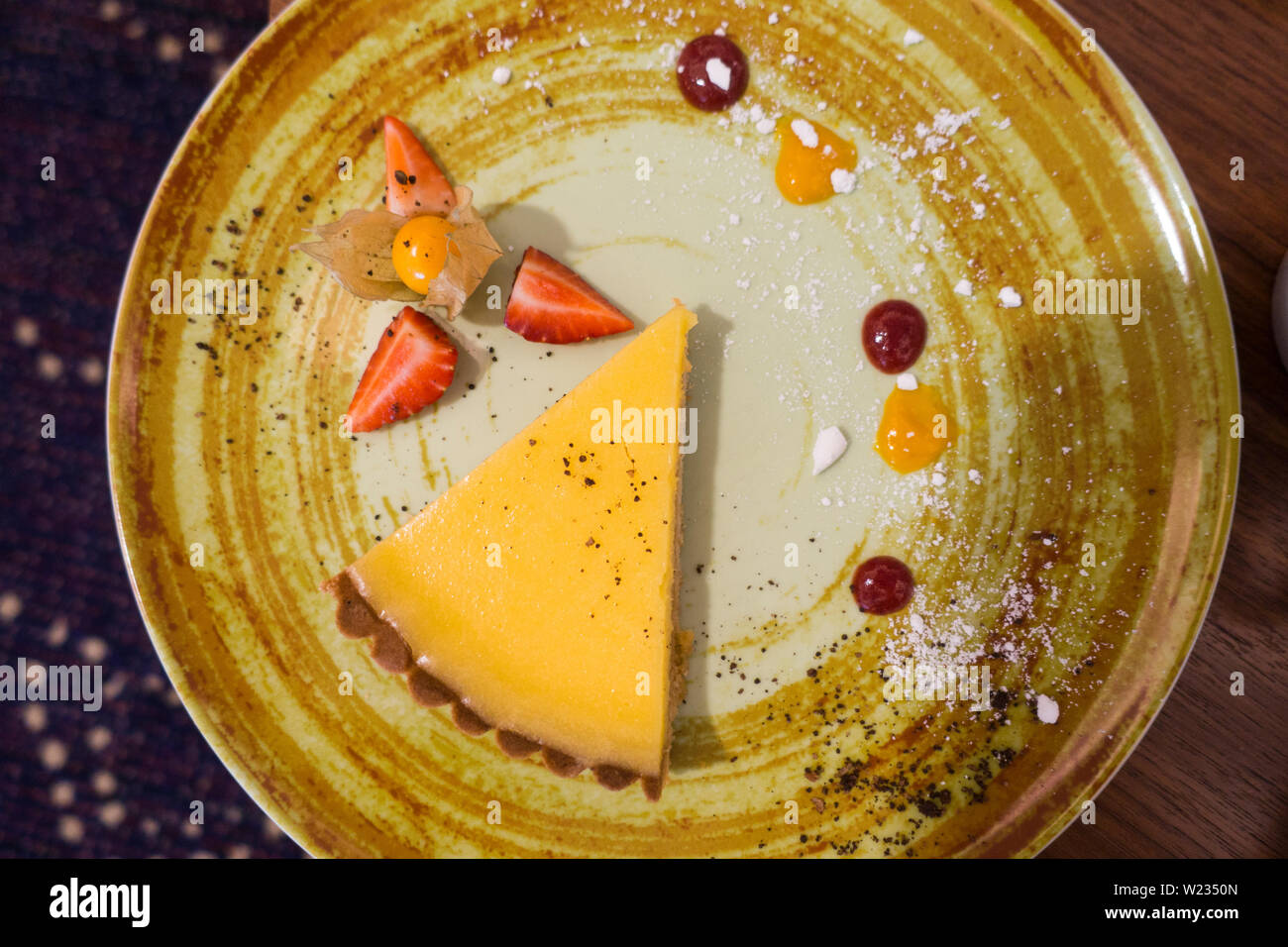 Polish Cheesecake with fruit, Poland, Europe Stock Photo - Alamy
