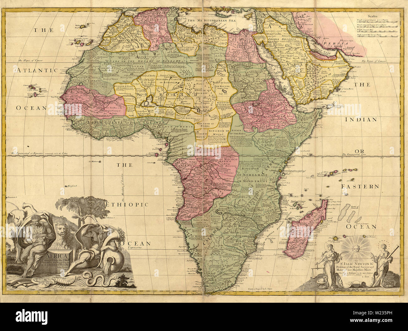 John senex map hi-res stock photography and images - Alamy