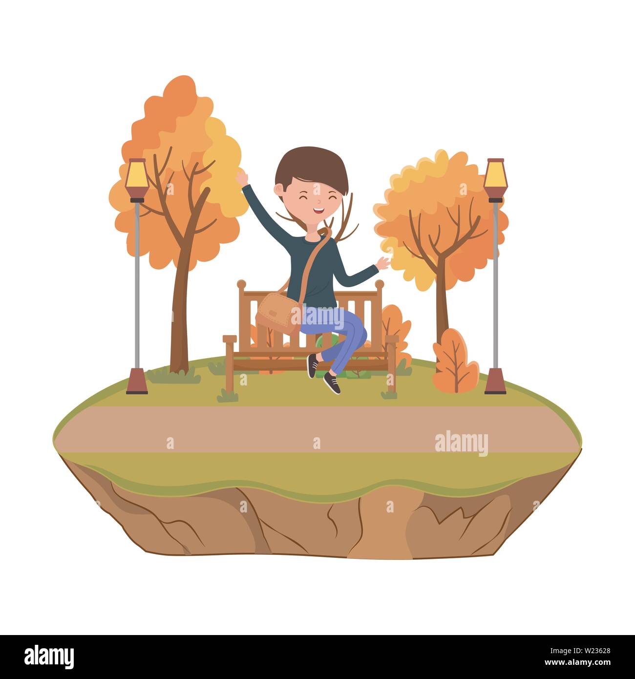 Teenager boy design, person portrait young youth student and teen theme ...