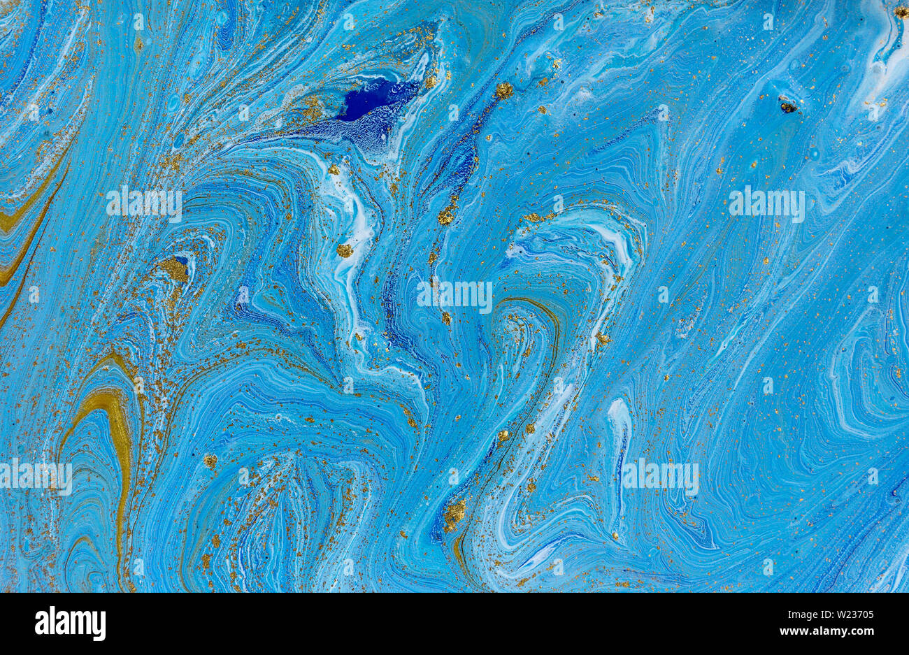 Marble abstract background. Blue marbling artwork texture Stock Photo ...