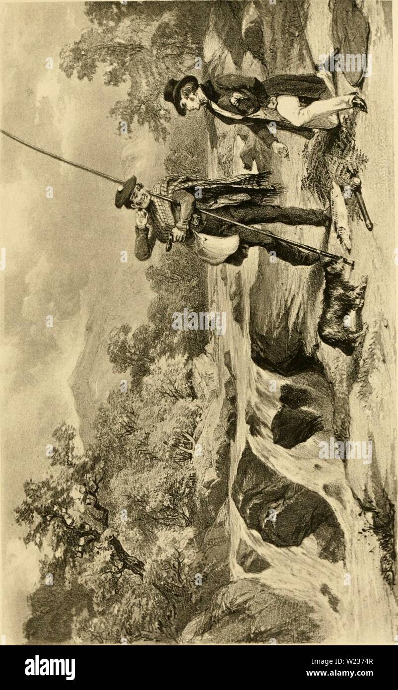 Archive image from page 140 of Days and nights of salmon Stock Photo ...