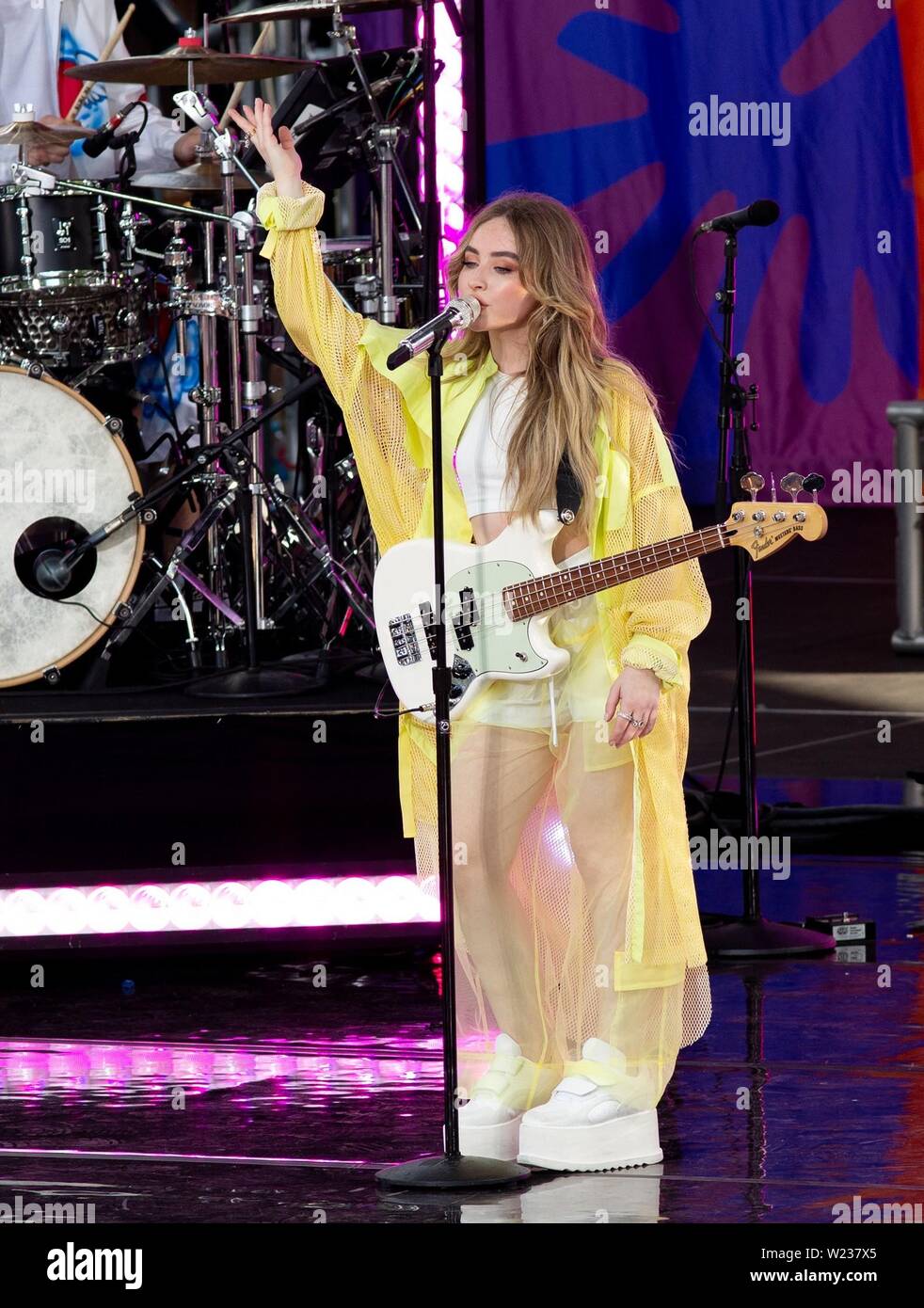 New York, NY, USA. 5th July, 2019. Sabrina Carpenter on stage for ...