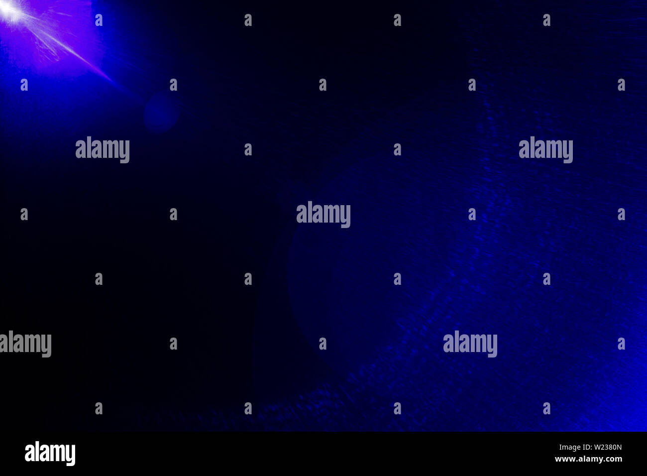 Camera lens flare by laser light create circles of objective and ...