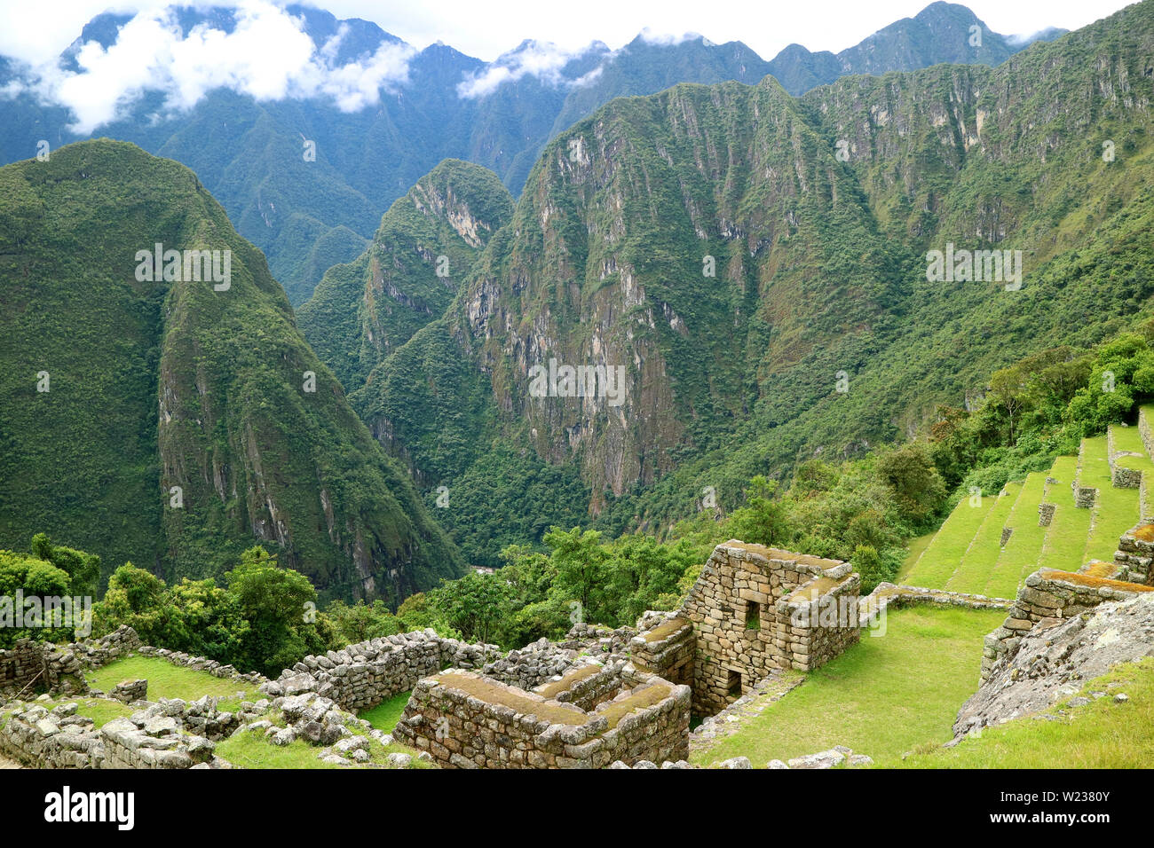 The Remains of Ancient Structures and Agricultural Terraces on the ...