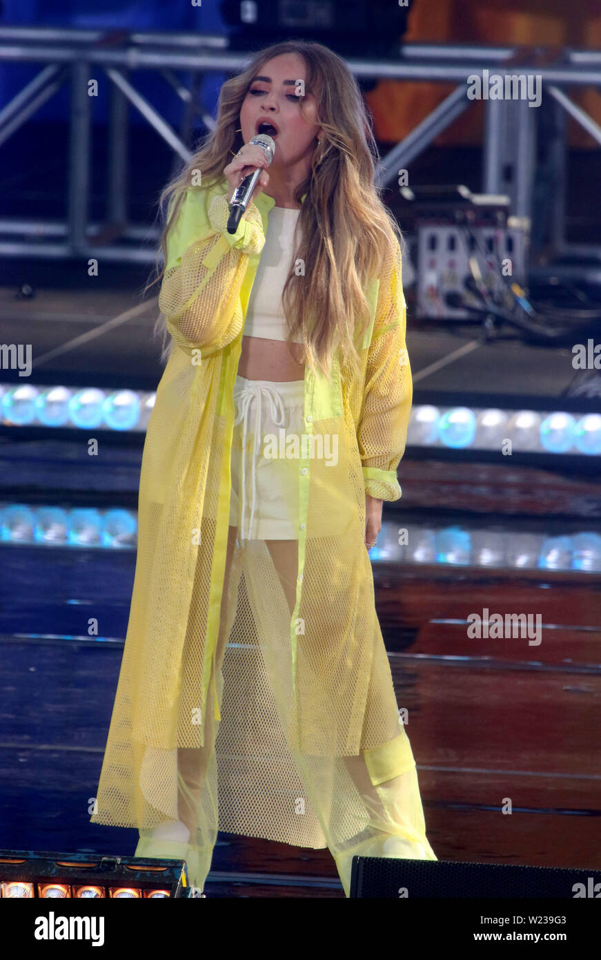 New York City, New York, USA. 5th July, 2019. Singer/actress SABRINA ...