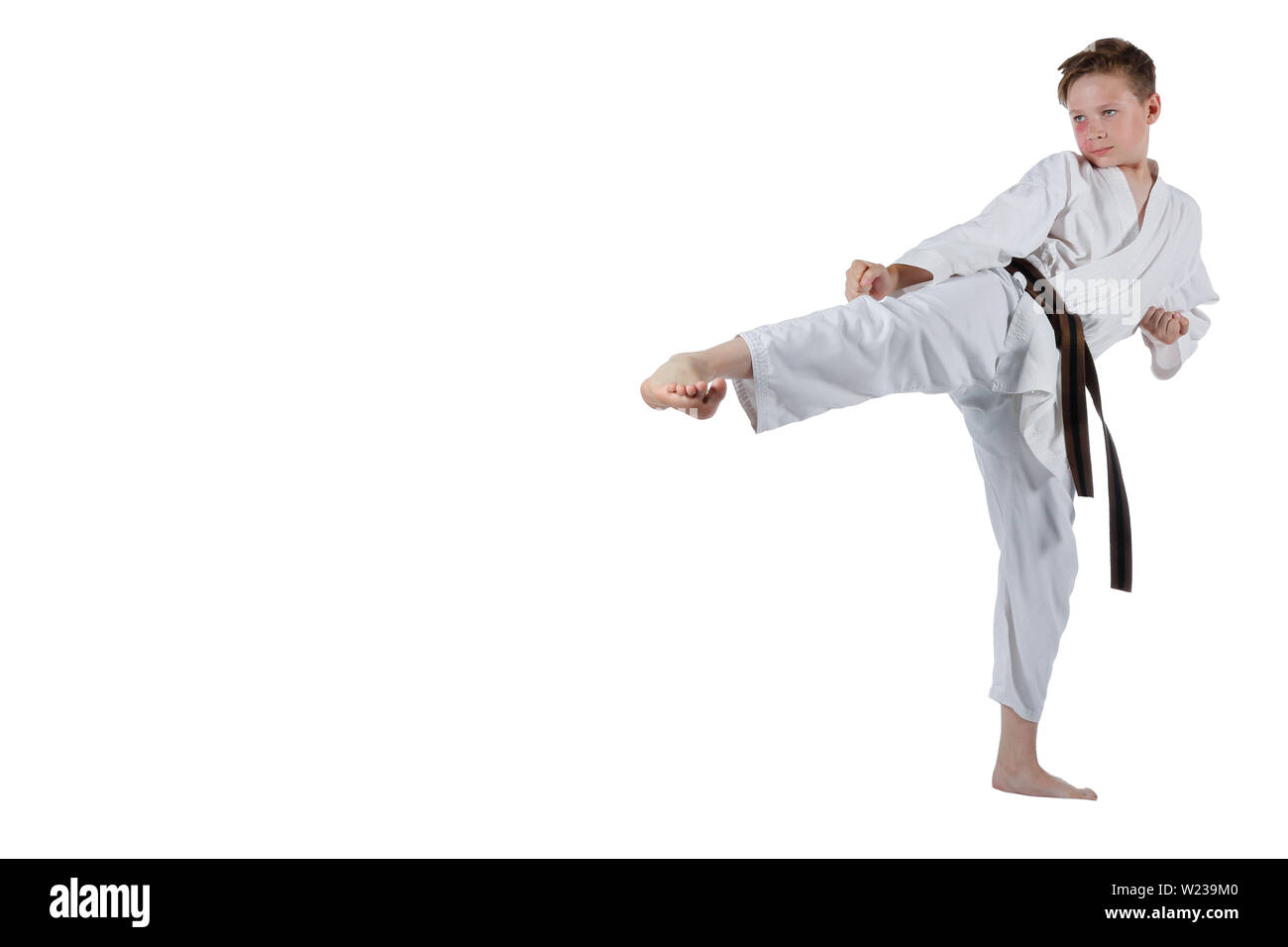 Karate Kick Child High Resolution Stock Photography and Images - Alamy