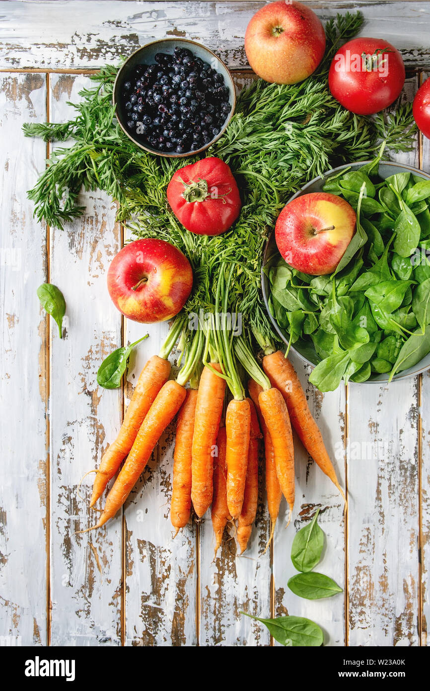 Fruits, vegetables and berries Stock Photo - Alamy