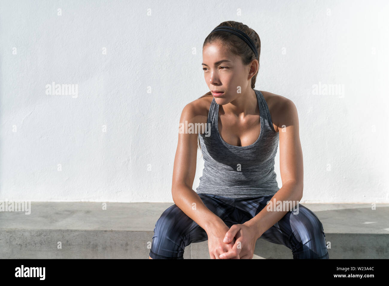 Depressed athlete hi-res stock photography and images - Alamy