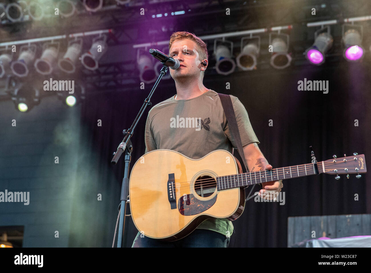 July 4, 2019 - Milwaukee, Wisconsin, U.S - LEVI HUMMON during the ...
