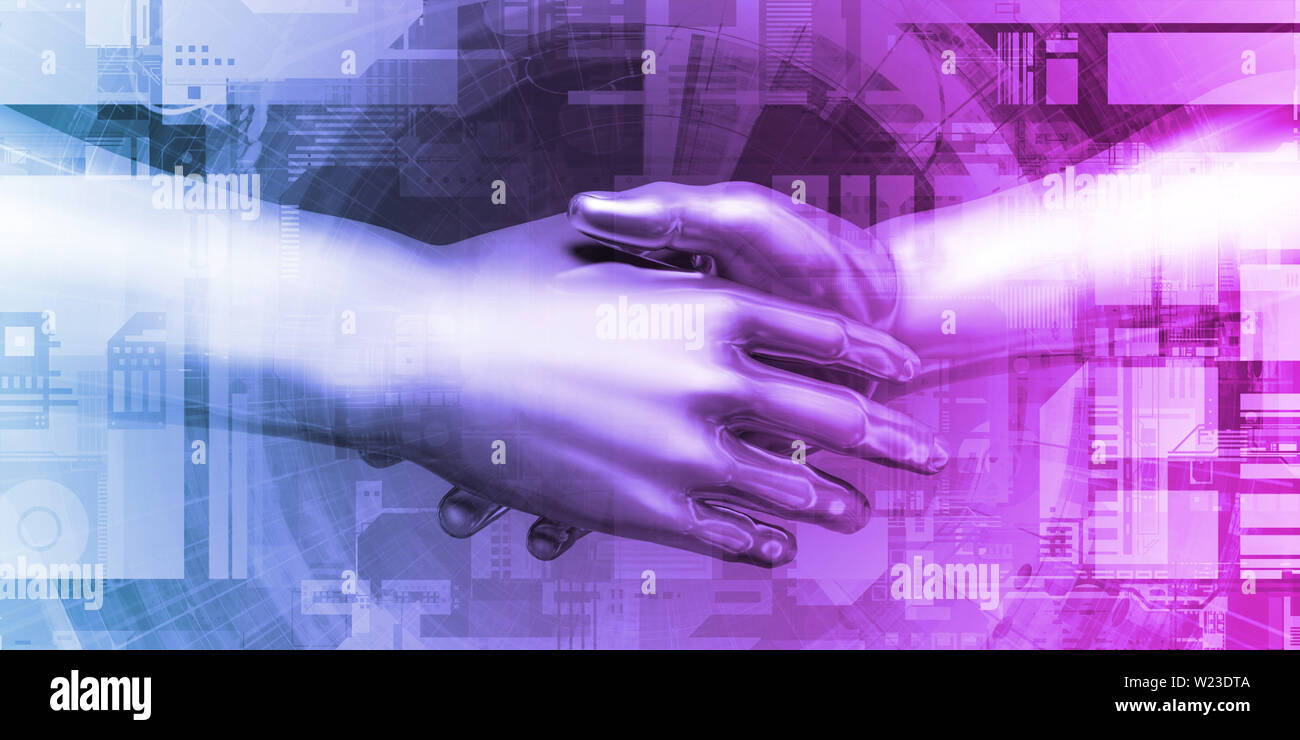 Business Handshake Abstract Background for Trust as Concept Stock Photo ...