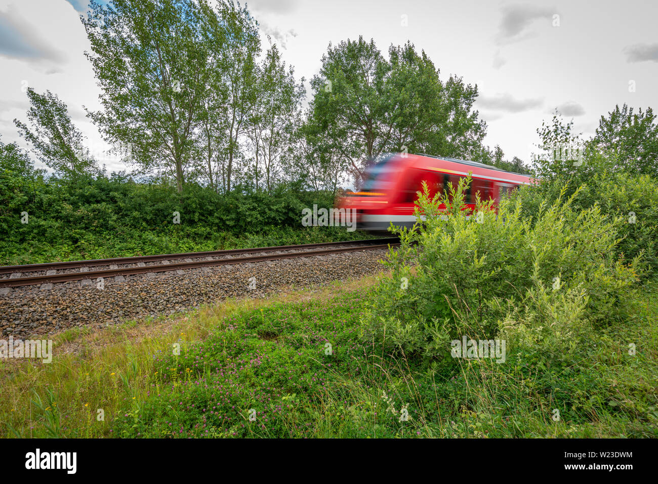Car races past hi-res stock photography and images - Alamy