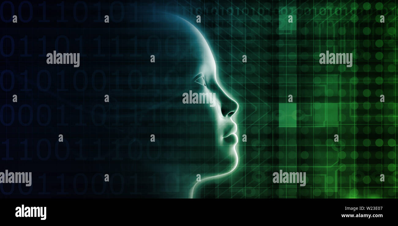 Autonomous Robot Industry with Android Engineering Science Stock Photo ...