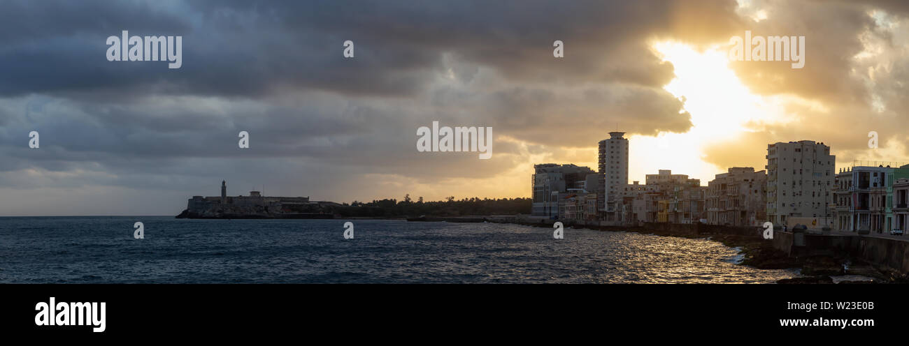 Beautiful panoramic view of the Old Havana City, Capital of Cuba, by ...