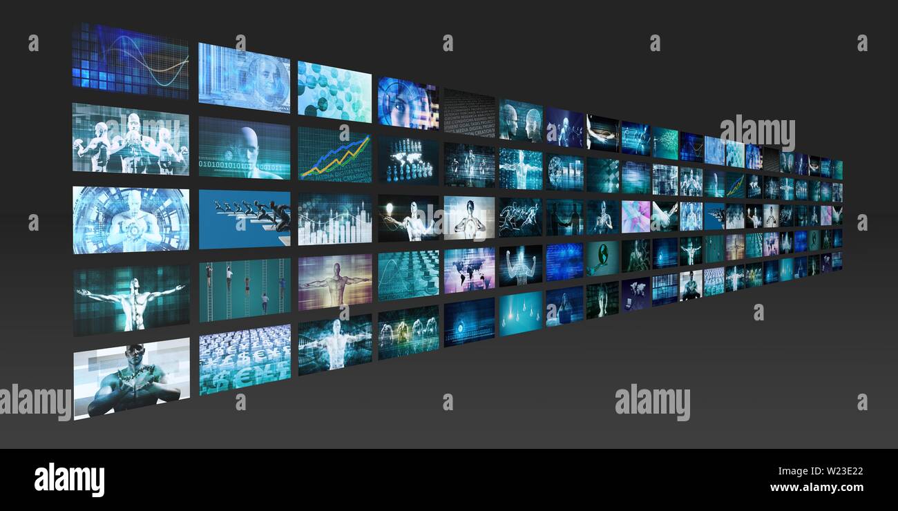 Technology Abstract Background with Tech Startup Industry Concept Stock ...